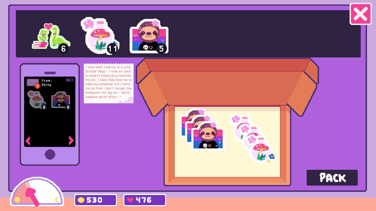 Sticky Business' Features