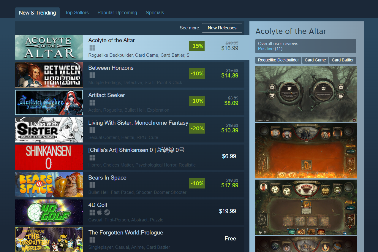 Steam Community :: Acolyte of the Altar