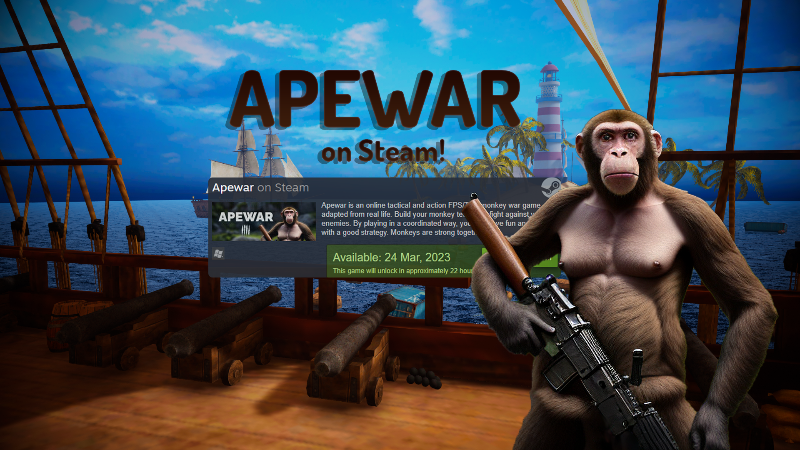 Apewar - Apewar is finally released! - Steam News