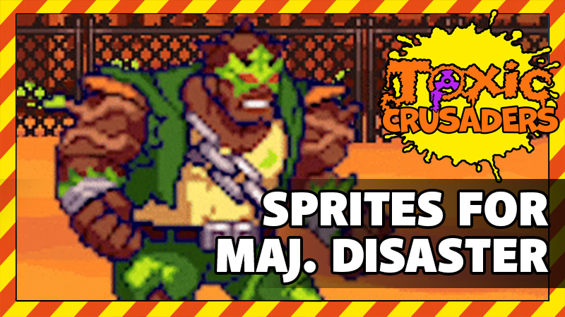 Toxic Crusaders - Development Progression Through Art: Major Disaster ...
