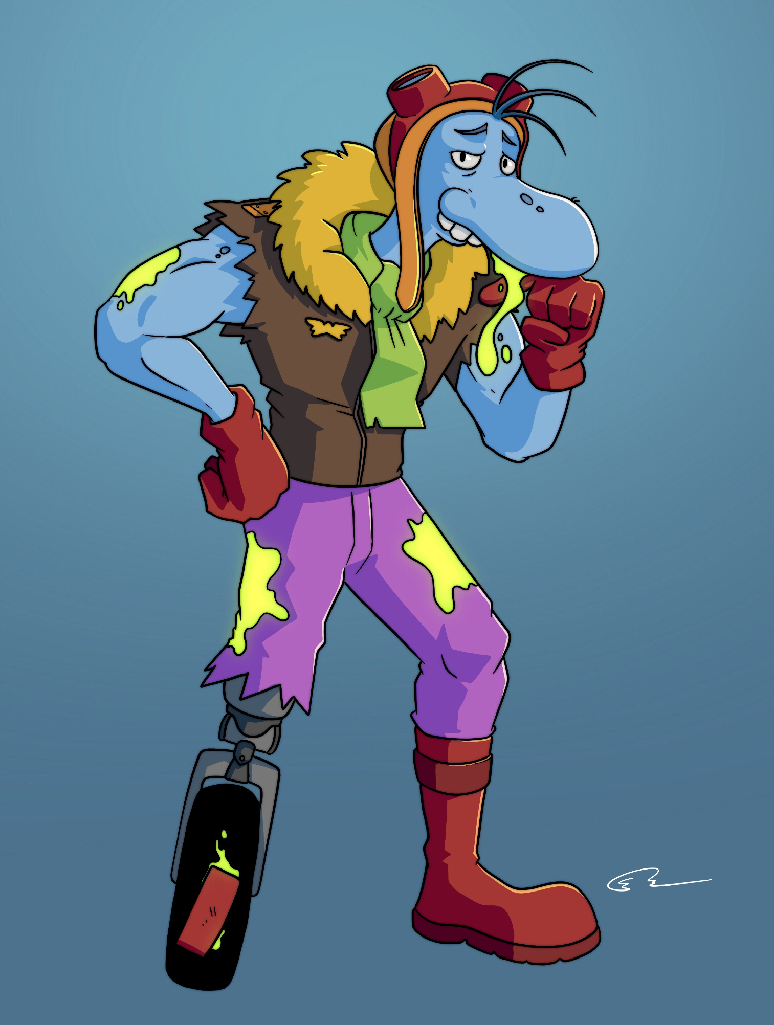 And here’s another concept art rendition by our art director, Xander!