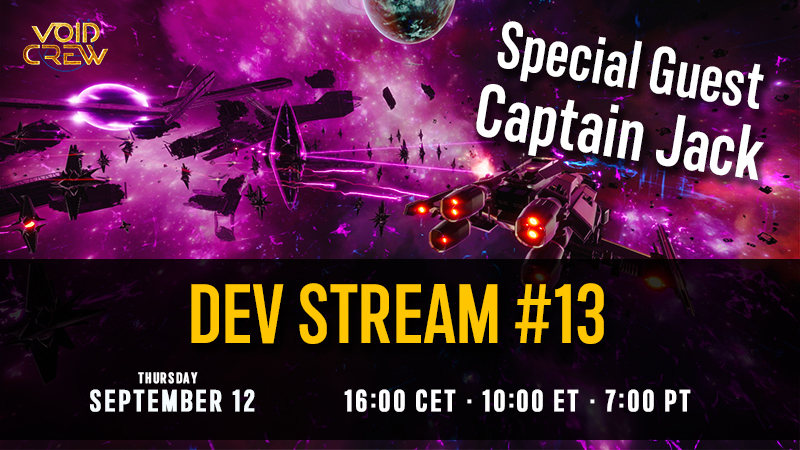 Void Crew - Dev Stream - Special Guest: Captain Jack - Major Update ...