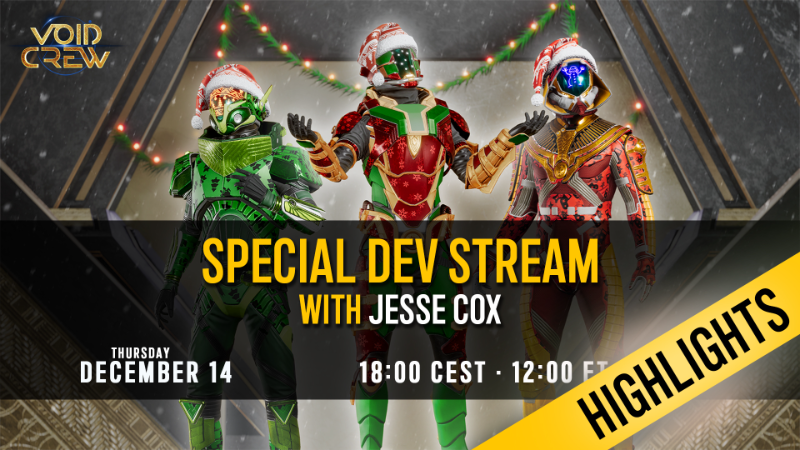 Void Crew - Special Dev Stream with Jesse Cox - Highlights - Steam News