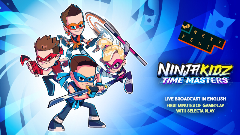 NINJA KIDZ: TIME MASTERS - First minutes of gameplay with Selecta Play ...