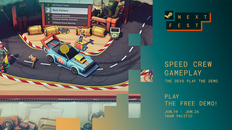 Speed Crew - Speed Crew Gameplay: The Devs Play the Demo #1 - Steam News