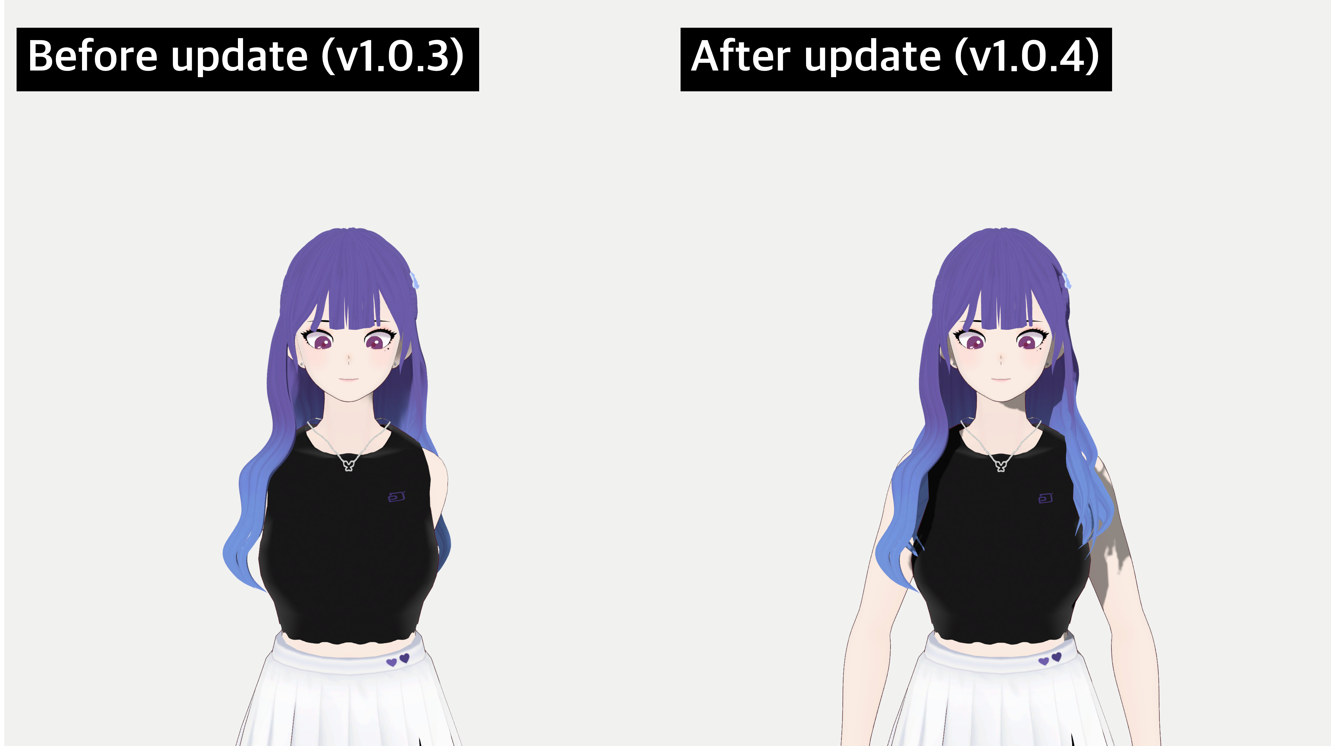 The thumbnail of VRM is applied well when firstly imported