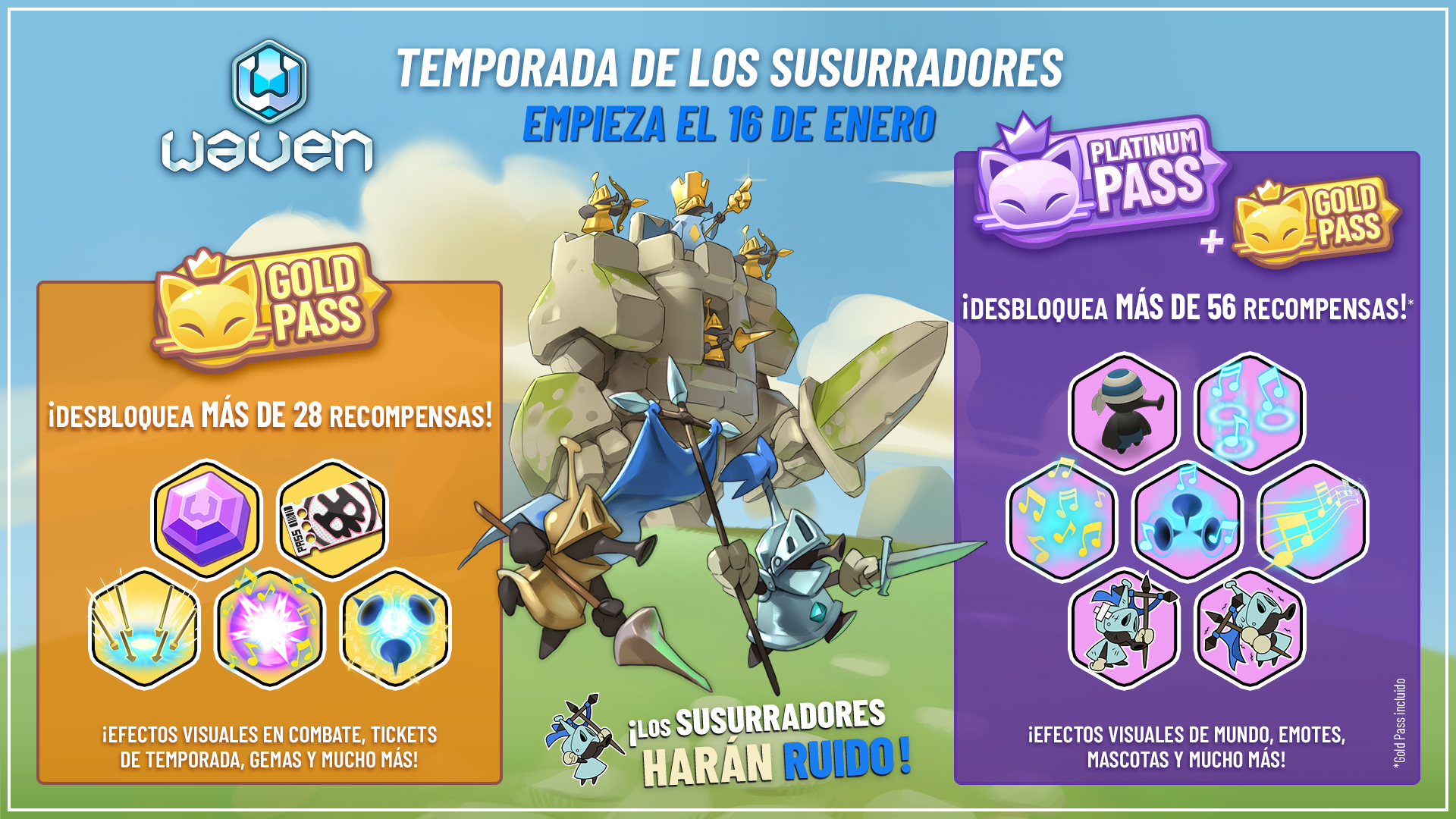 Waven: Ya está disponible la Temporada de los Susurradores