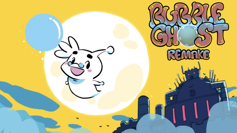 Bubble Ghost Remake - Bubble Ghost Remake Unveils Striking New KeyArt by Noted Illustrator Ken ...