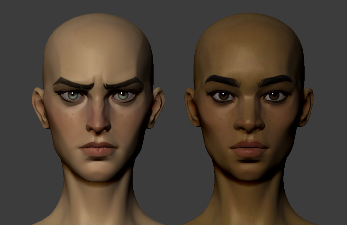 Feminine Variation Renders