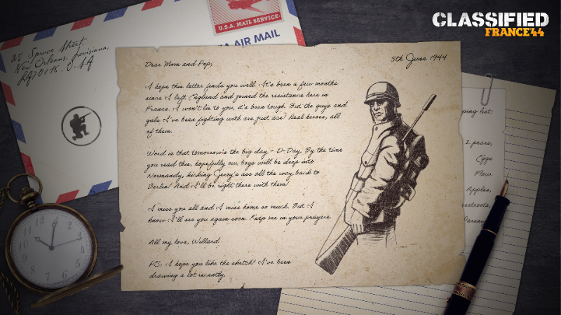 Classified: France '44 - Letters Home - A Time to Reflect on the 80th ...