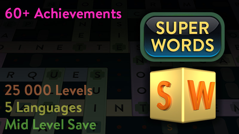 Super Words - Achievements Update - Steam News