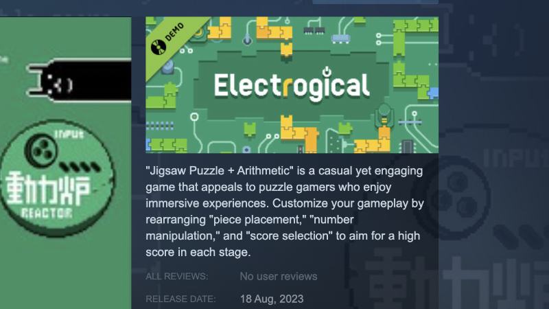 Electrogical - We have released the store page for the Electrogical demo. - Steam News