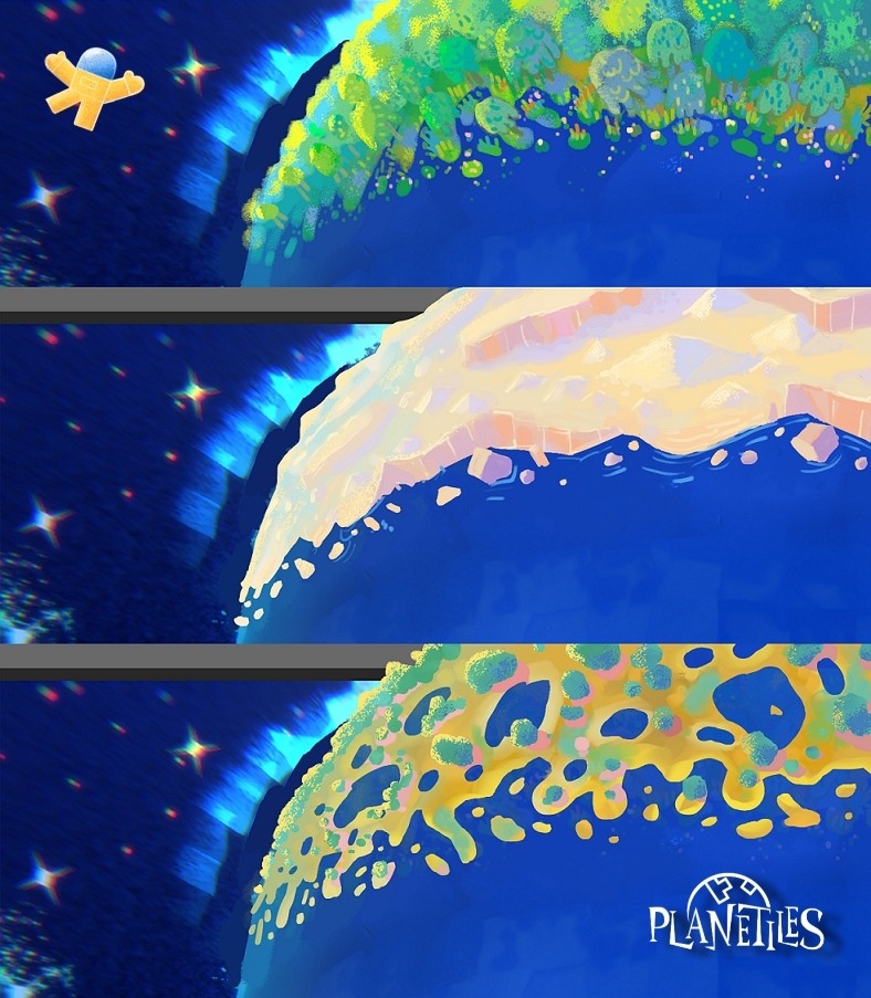 Ice cap and pole types