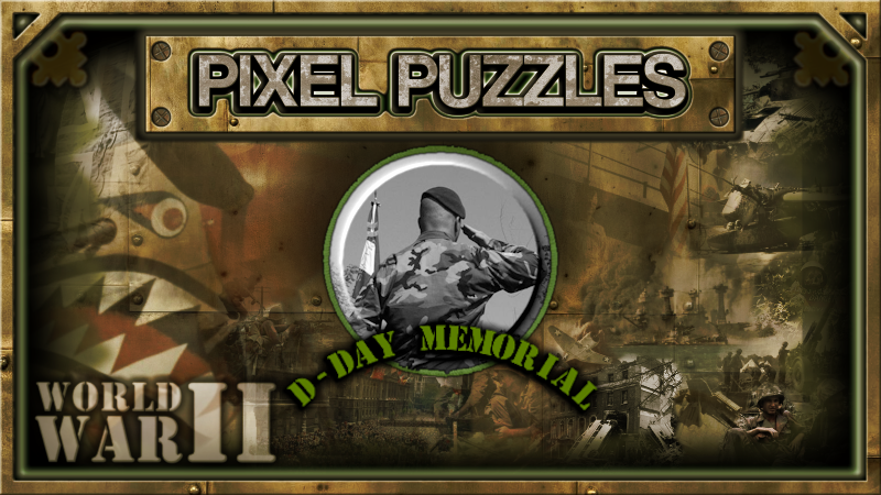 Pixel Puzzles World War II Jigsaws - FREE PUZZLE PACK - D-Day Memorial ...