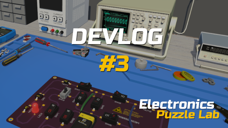 Electronics Puzzle Lab - Devlog - New levels and Localization System - Steam News