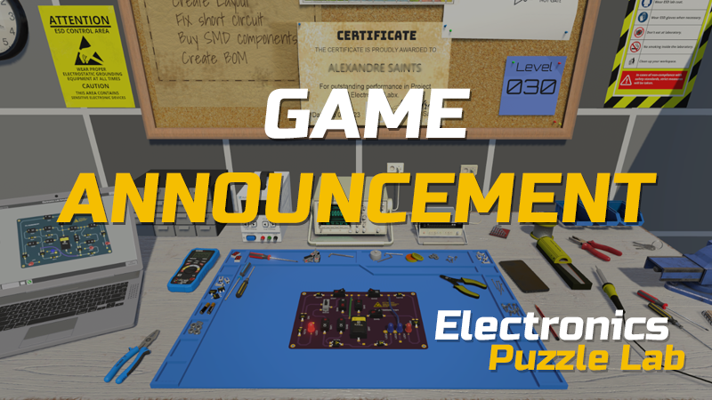 Electronics Puzzle Lab - Game Announcement - Steam News