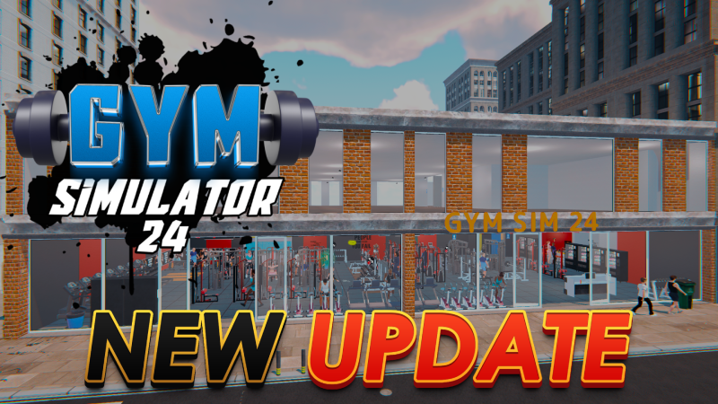 Gym Simulator 24 - Major Update # Second Floor and Pool Roof 🏗️🛠️🏊 ...