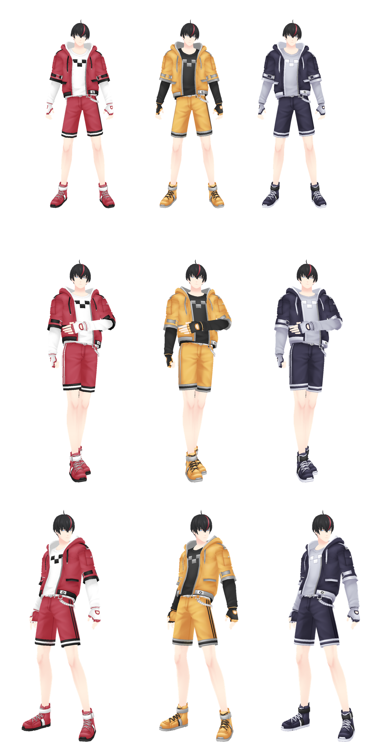 Available Costume – All Characters