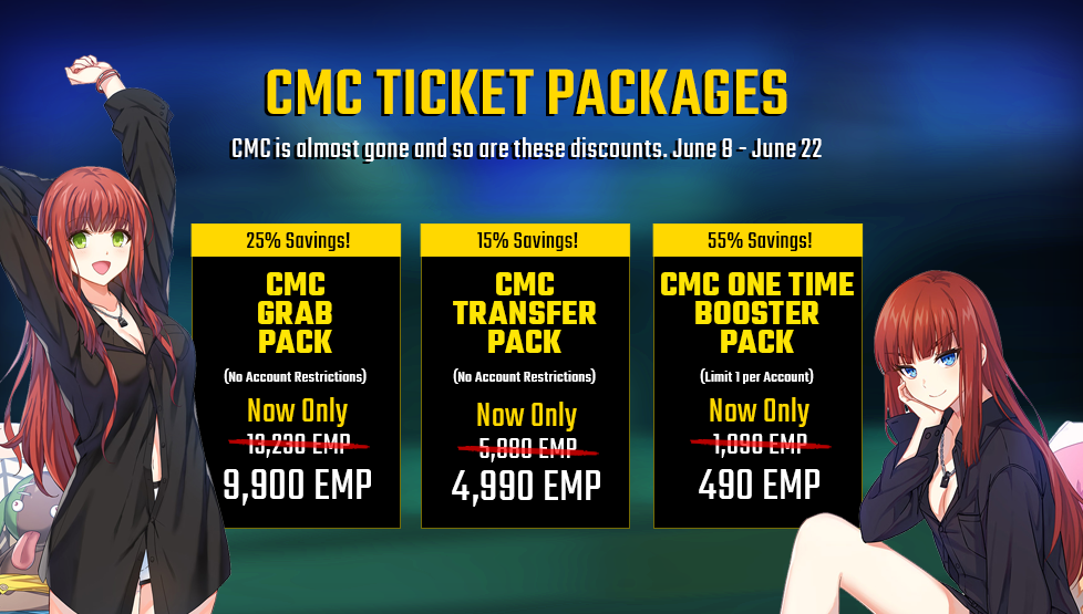 CMC Ticket Packs