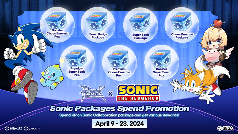 Ragnarok Online - Sonic Packages Spend Promotion - Steam News