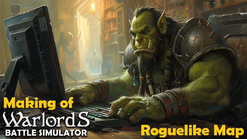 Warlords Battle Simulator - Development blog: Making a roguelike map ...