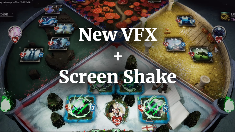 Dark Table CCG - New VFX and Screen Shake - Steam News