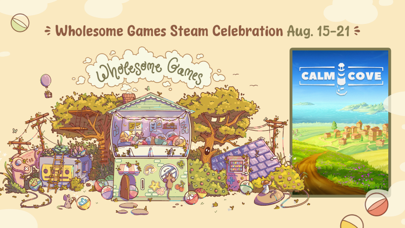 Calm Cove - Wholesome Games Celebration & Update demo_1.0.2! - Steam News