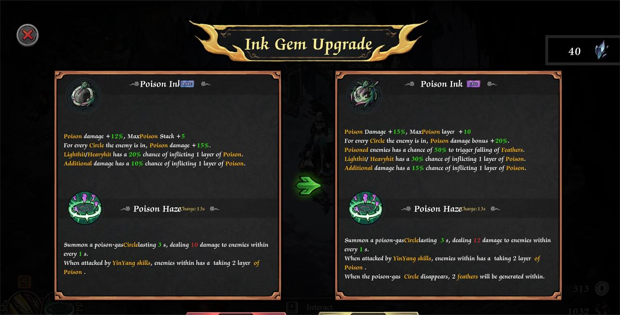 If you want more Inkstones, you could choose an Ink Gems room to beat ...