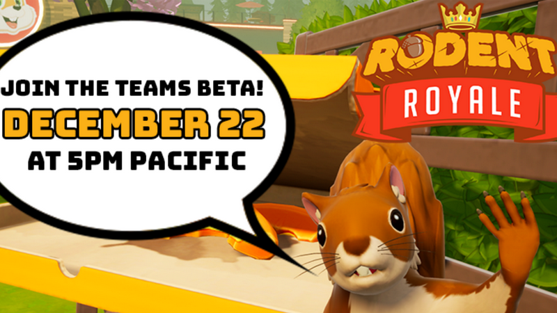 Rodent Royale Playtest - 3-Squirrel Squads Open Beta drops TODAY ...