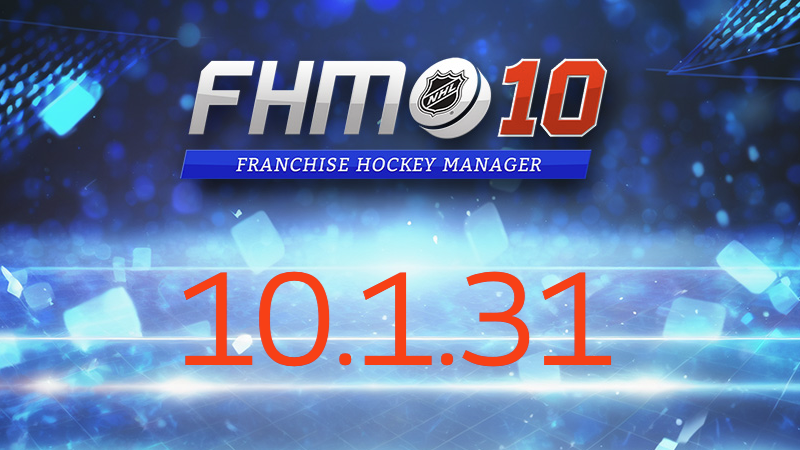 Franchise Hockey Manager 10 - FHM10 Hotfix 10.1.31 Now Available ...