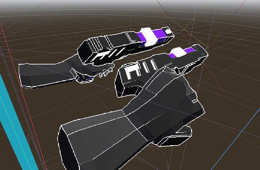 In Game we are basically duplicating a single gun and using it as a ...