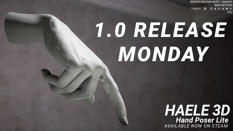 HAELE 3D - Hand Poses Lite - Drawing References - HAELE 3D - Hand Poser ...