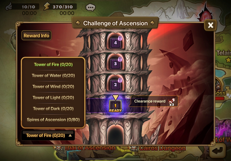 : You can enter Challenge of Ascension after clearing Trial of ...