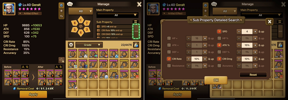 - [Rune Management] You can now select multiple Rune sets at once to ...