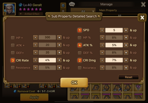 With the new sub property detailed search pop-up, you can search for ...