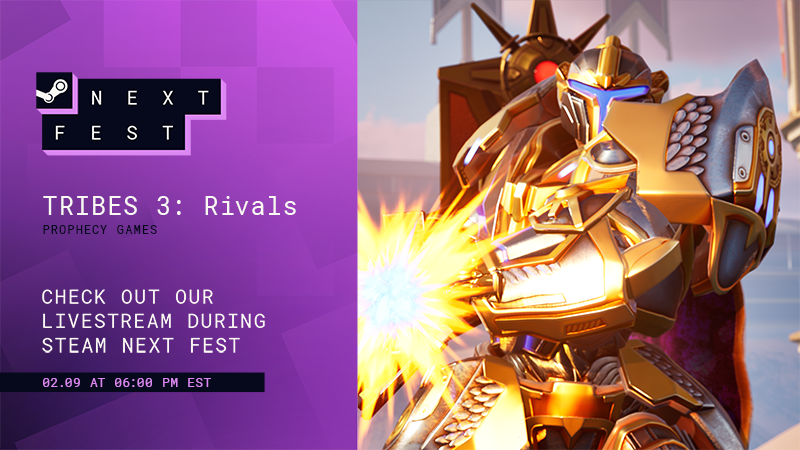 TRIBES 3: Rivals - Steam Next Fest - Watch the community TRIBES 3 ...