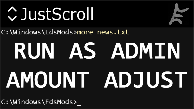 JustScroll - More Features! - Steam News