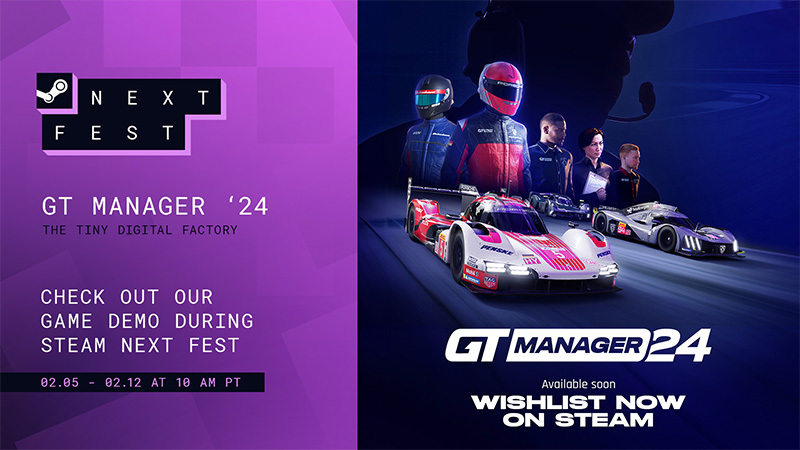 GT Manager - Play GT Manager during #SteamNextFest - Steam News