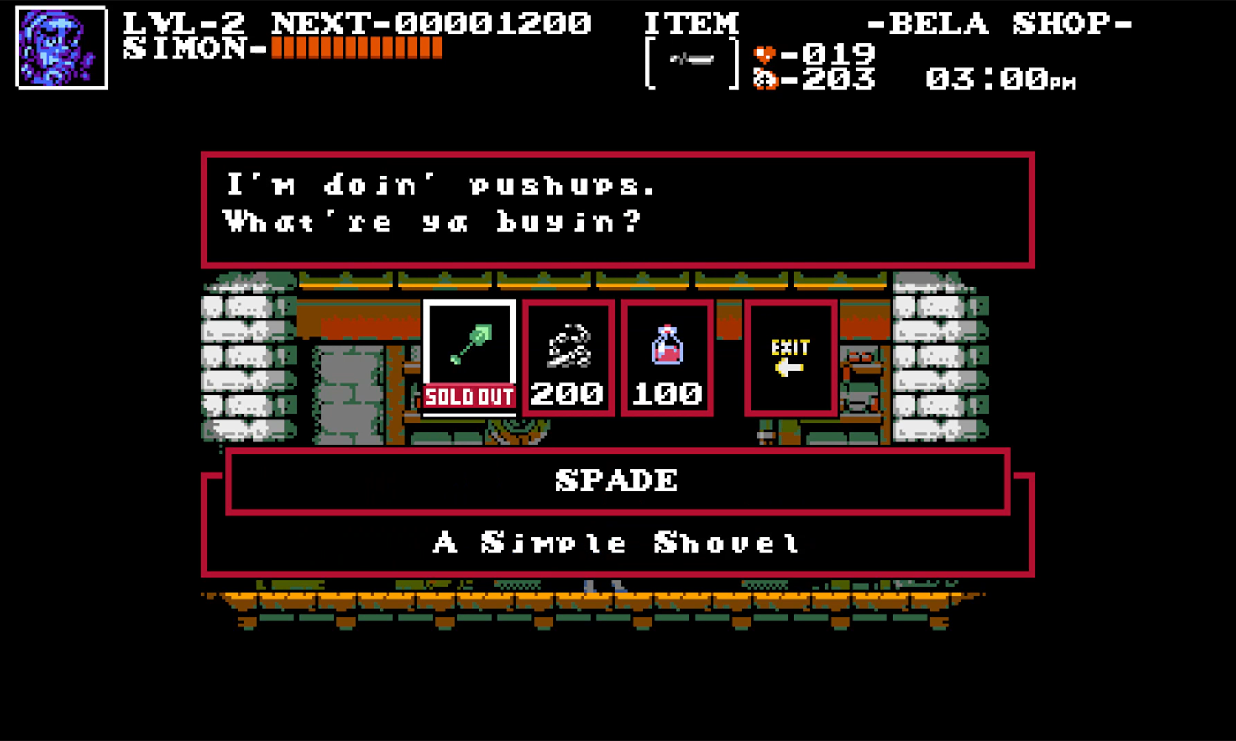 As a skilled vampire hunter, Simon is equipped with a deadly whip ...