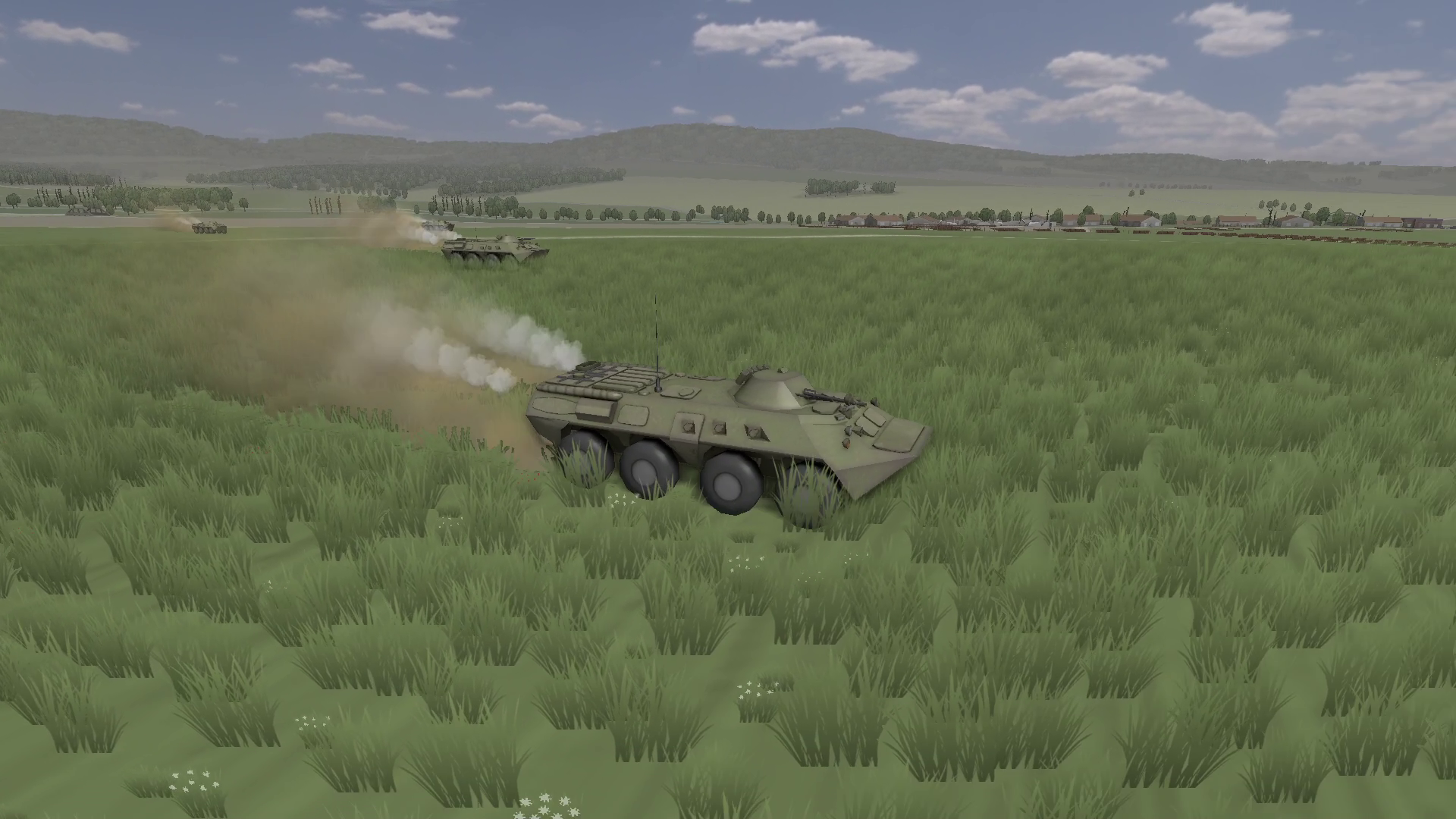 Screenshot of a BTR-80