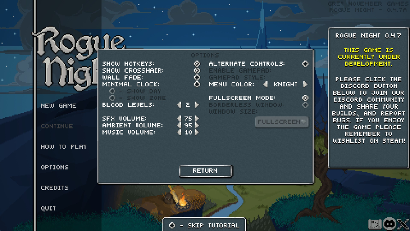 Steam :: Rogue Night :: Rogue Night 0.4.7a Update