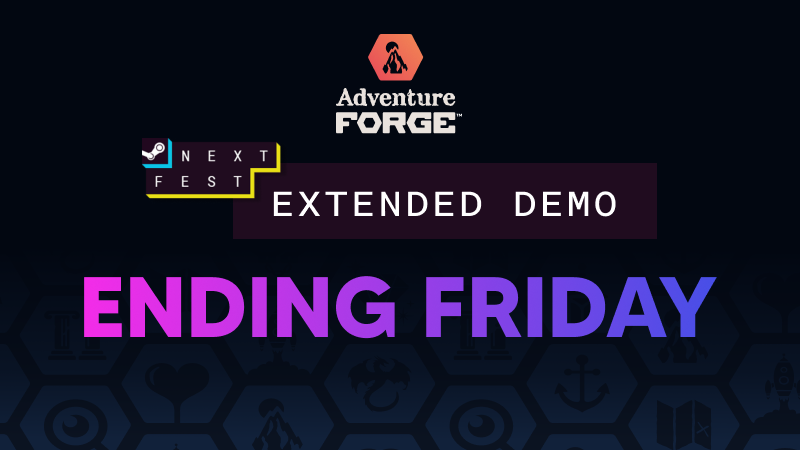 Adventure Forge - Next Fest Demo Ending - Steam News