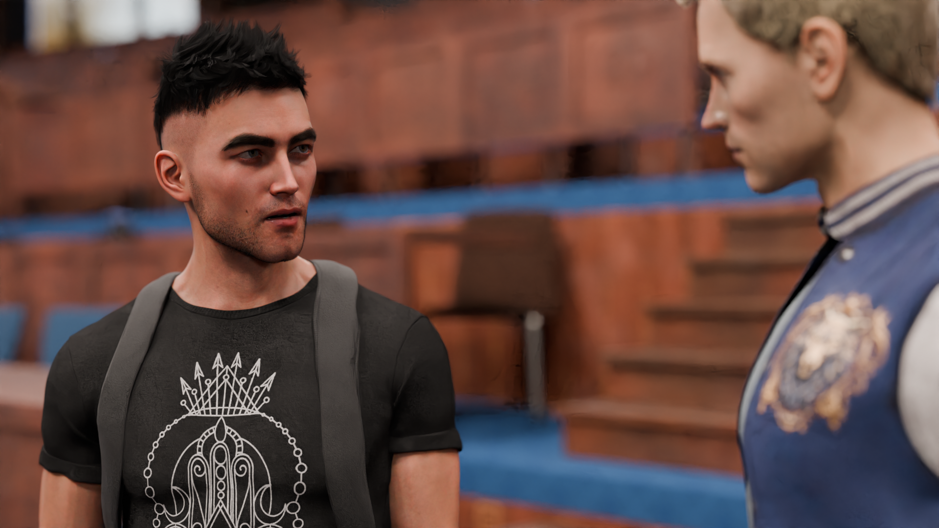 Comparison to images with final lighting