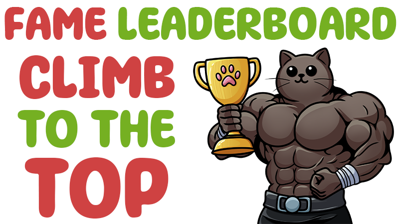 Steam :: Cats :: 🏆 Meet LEADERBOARDS! Earn Fame to Climb the TOP! 🔝💪