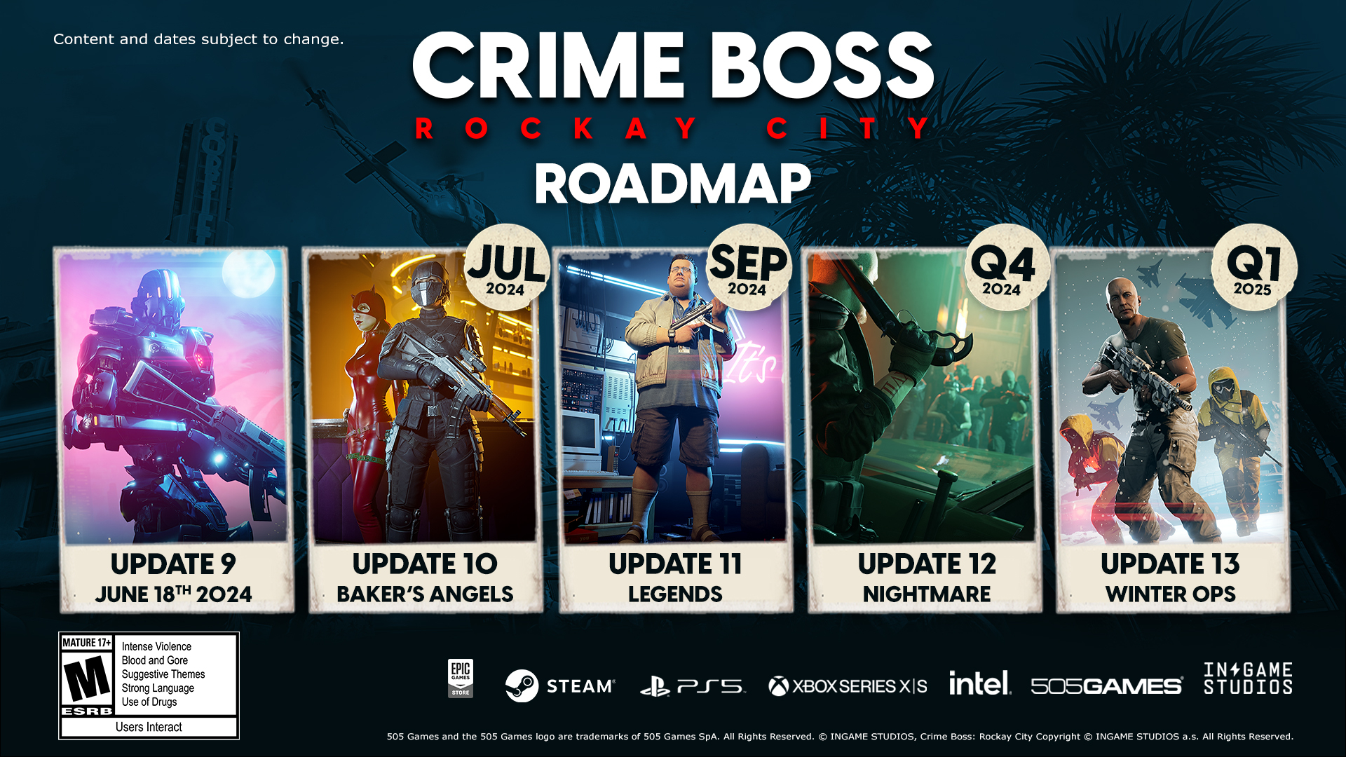 CRIME BOSS: ROCKAY CITY IS OUT NOW ON STEAM! - Crime Boss: Rockay City