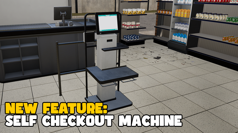 Mini-Market Simulator VR - New Self Checkout Machine is available ...