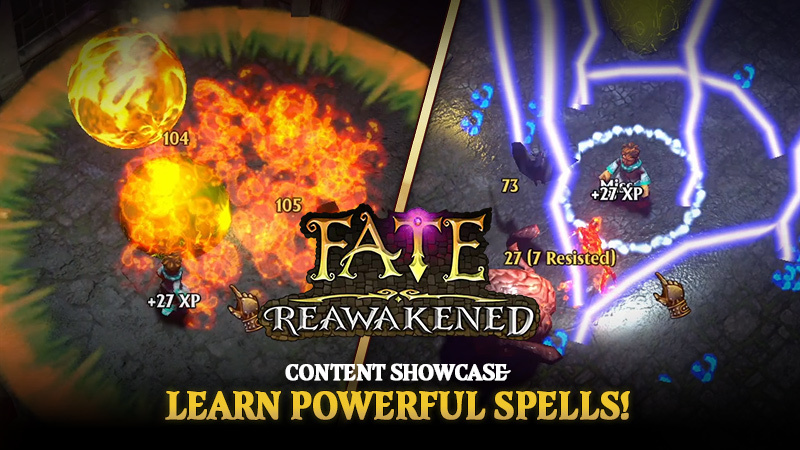 FATE: Reawakened - Content Showcase - Spells - Steam News
