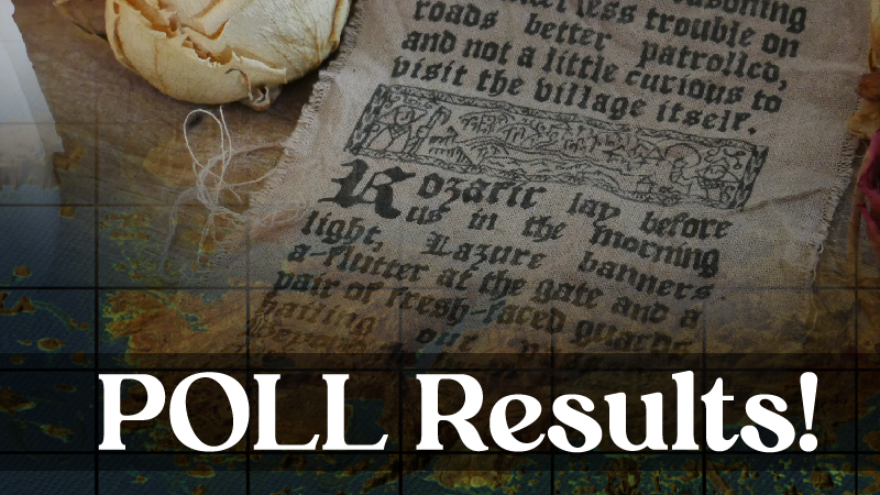 Banquet for Fools - Poll votes are in! - Steam News