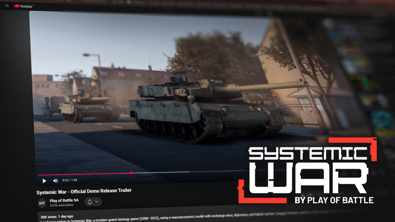 Systemic War - Check out our new trailer! - Steam News