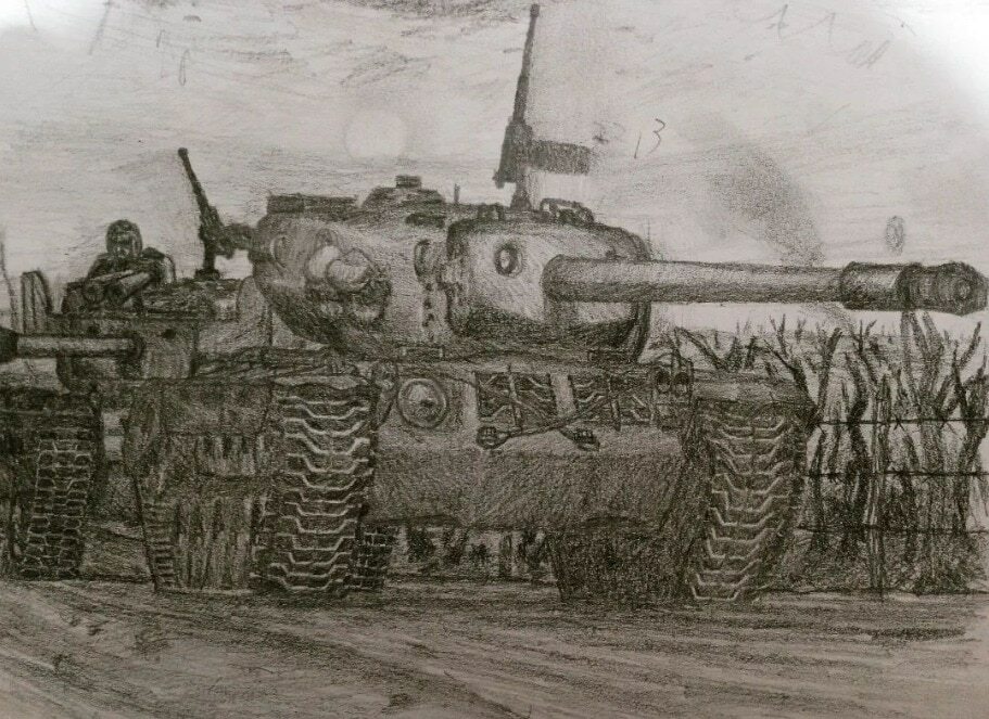 "T26E4 super pershing 1:35 model" by Yar man